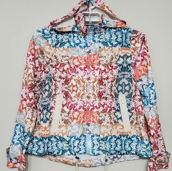 LuLaRoe | Jackets & Coats | Nwt Lularoe Paisley Floral Full Zip Hooded ...
